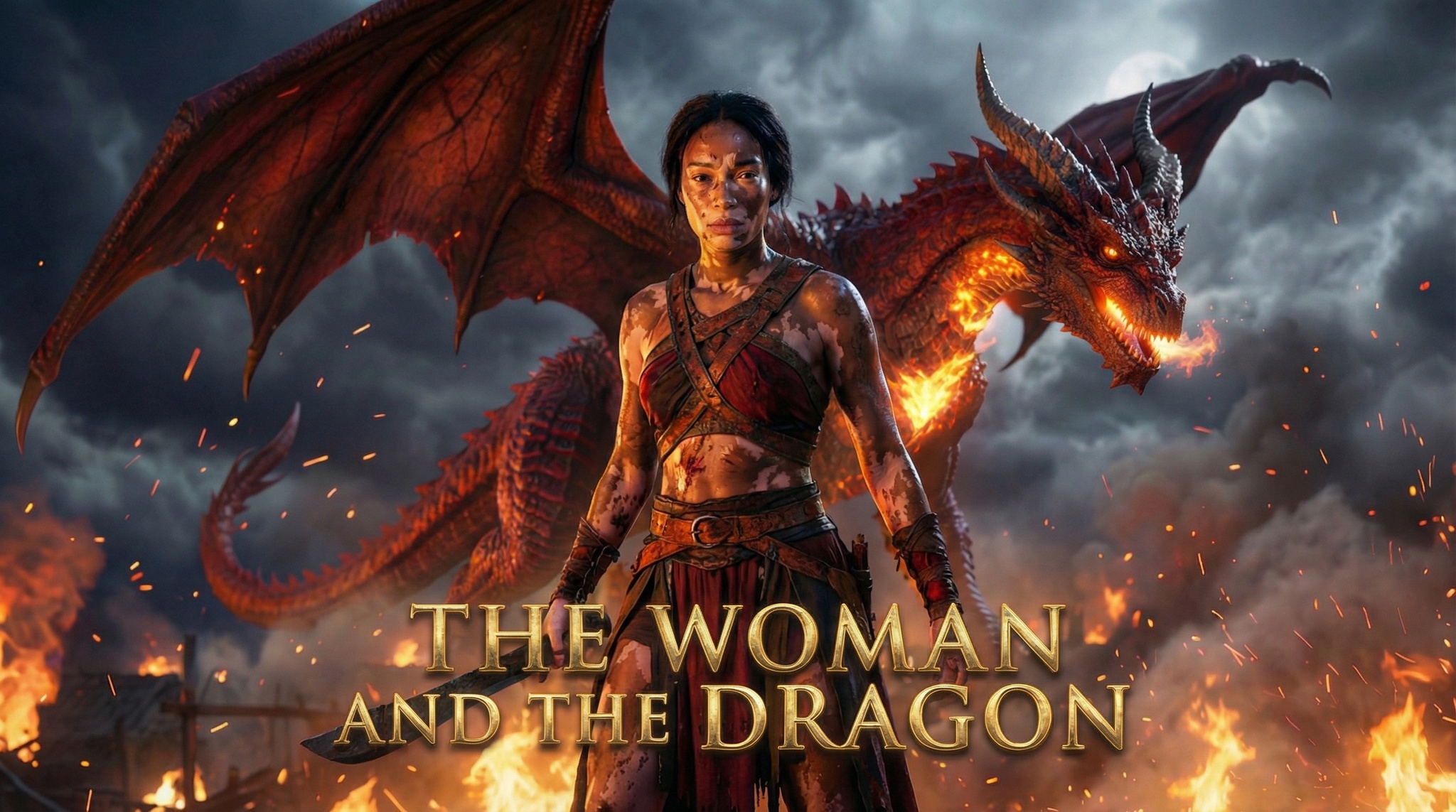The Woman And the Dragon by @kinini | Make Your Action Scene